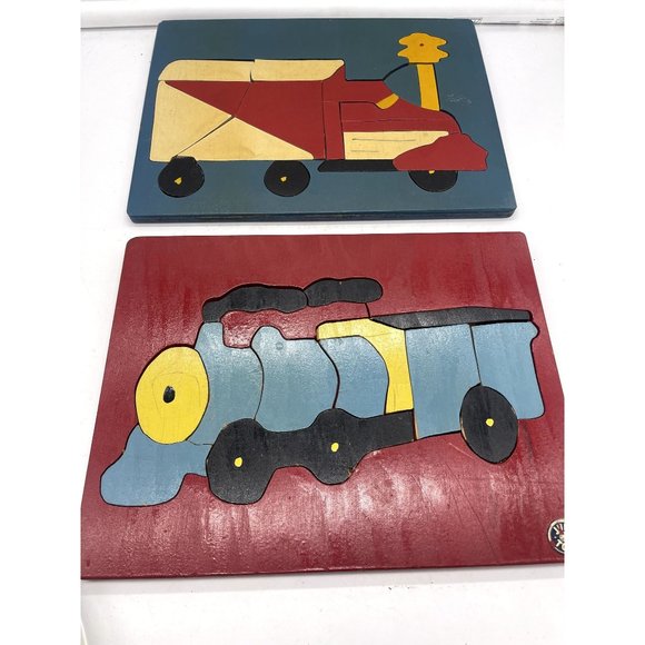 Judy Toys | Toys | Vintage Judy Toys Pair Of Wood Puzzles Ambulance And ...